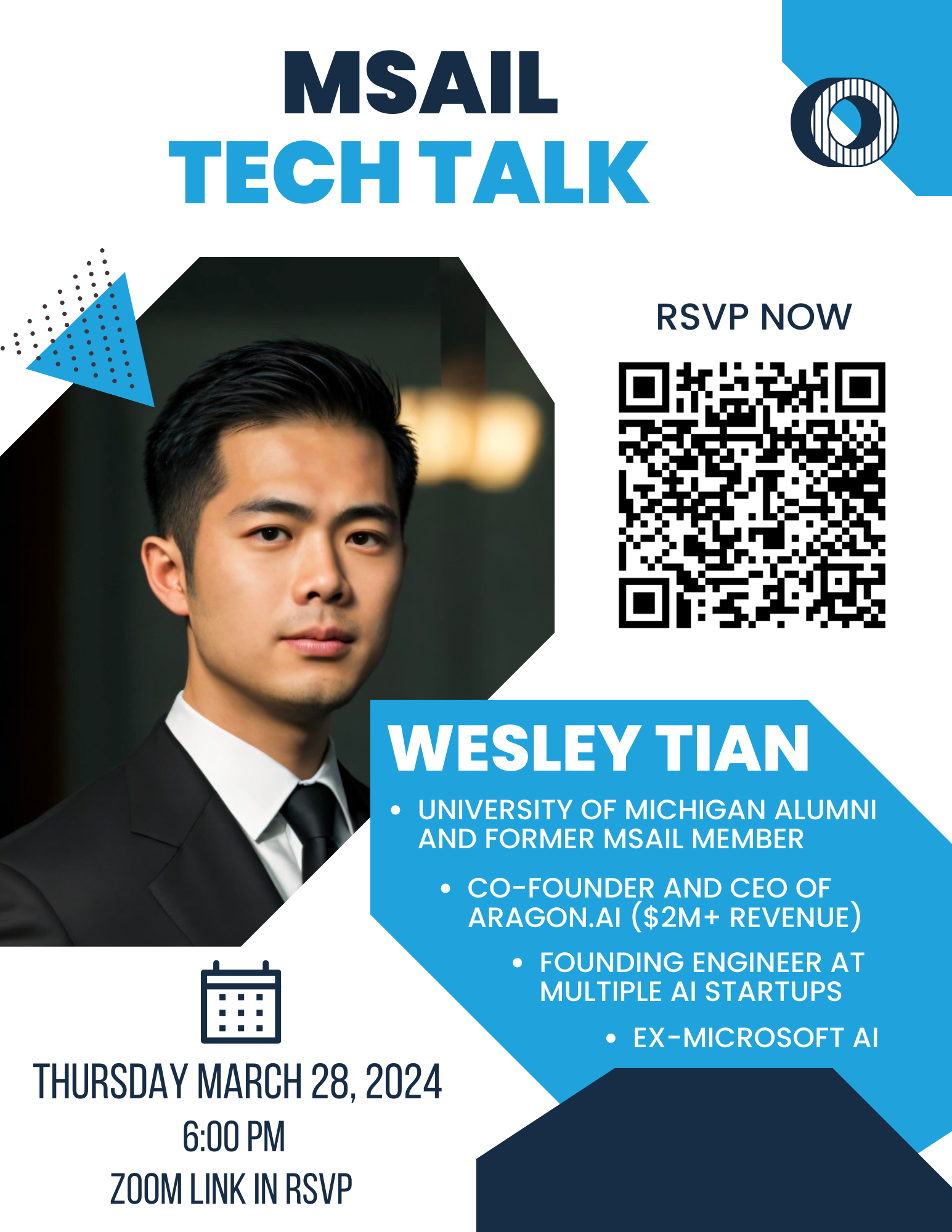 MSAIL TECH TALK w/ Wesley Tian | MSAIL